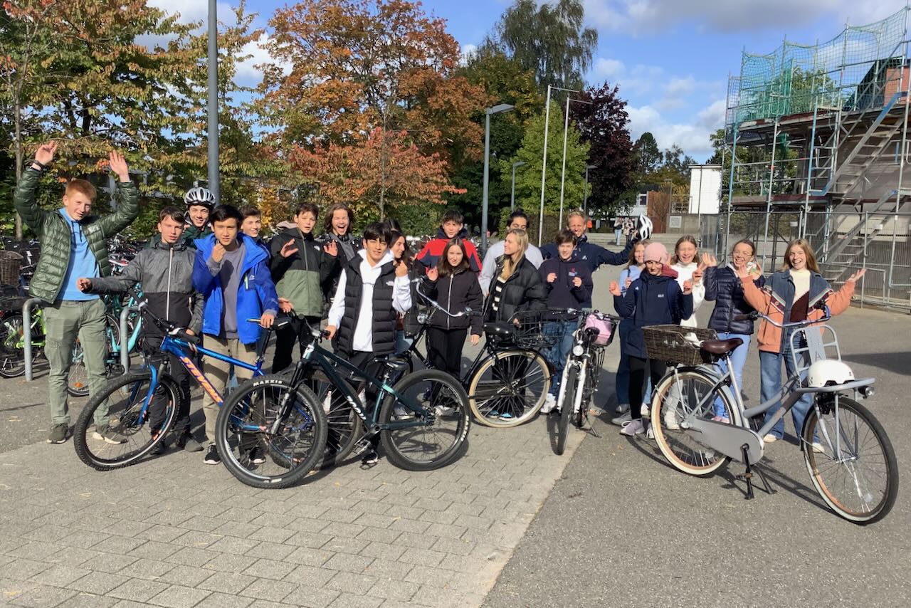 Teilnahme an der hamburgweiten Statdradeln-Aktion 2022 - Gymnasium Oberalster